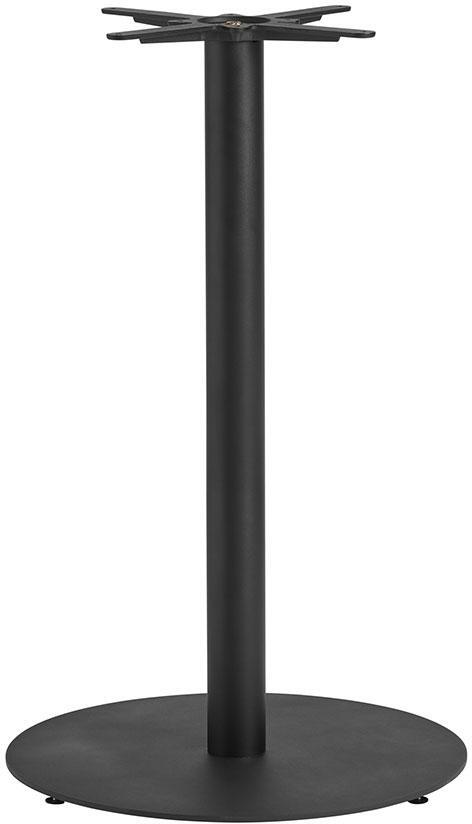 Zap Boston Sleek Large Round Table Base - Modern, Matt Black Finish ...