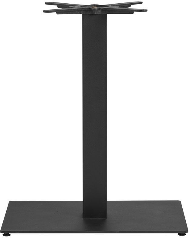 Zap Boston Sleek Small Rectangular Table Base - Modern Black Finish ...