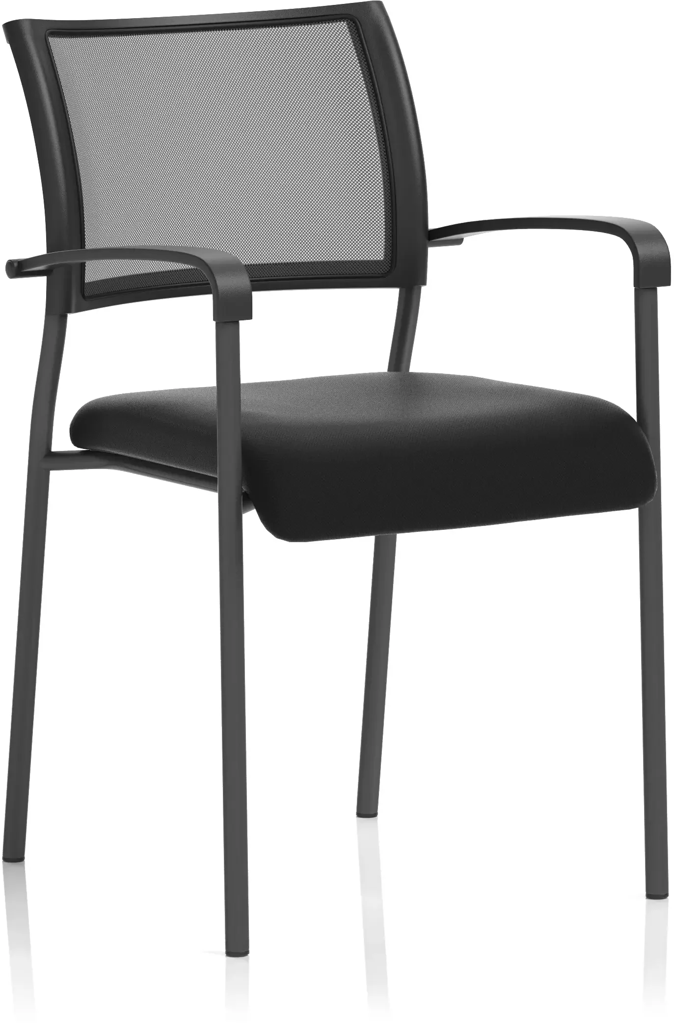 Dynamic Brunswick Visitor Chair with Black Frame and Arms - Office ...