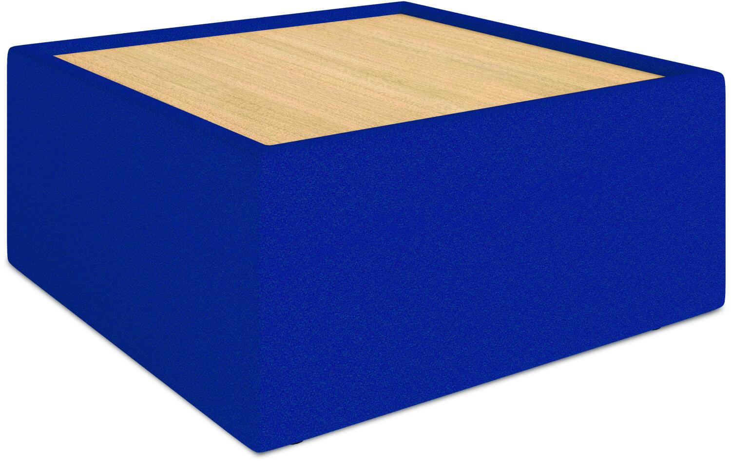Nautilus Wave Modular Fabric Table Unit with Beech Top from UK - Office ...