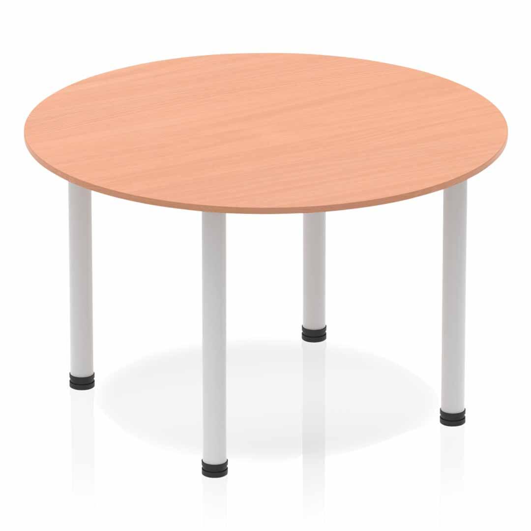 Dynamic Impulse Post Leg Circle Table with Adjustable Height - Office ...