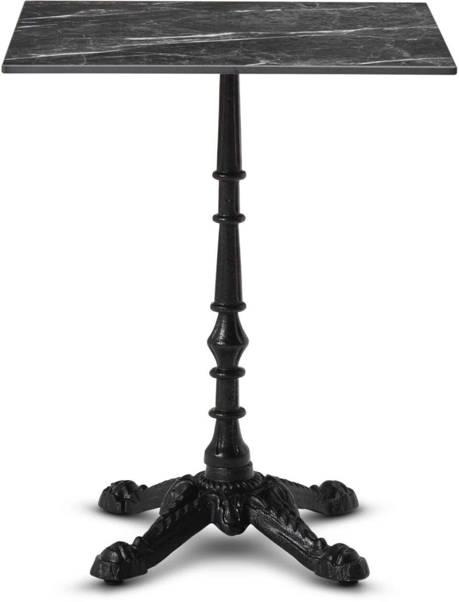 Tabilo Bistro Dining Base with Scratch-Proof Black Laminate Top ...