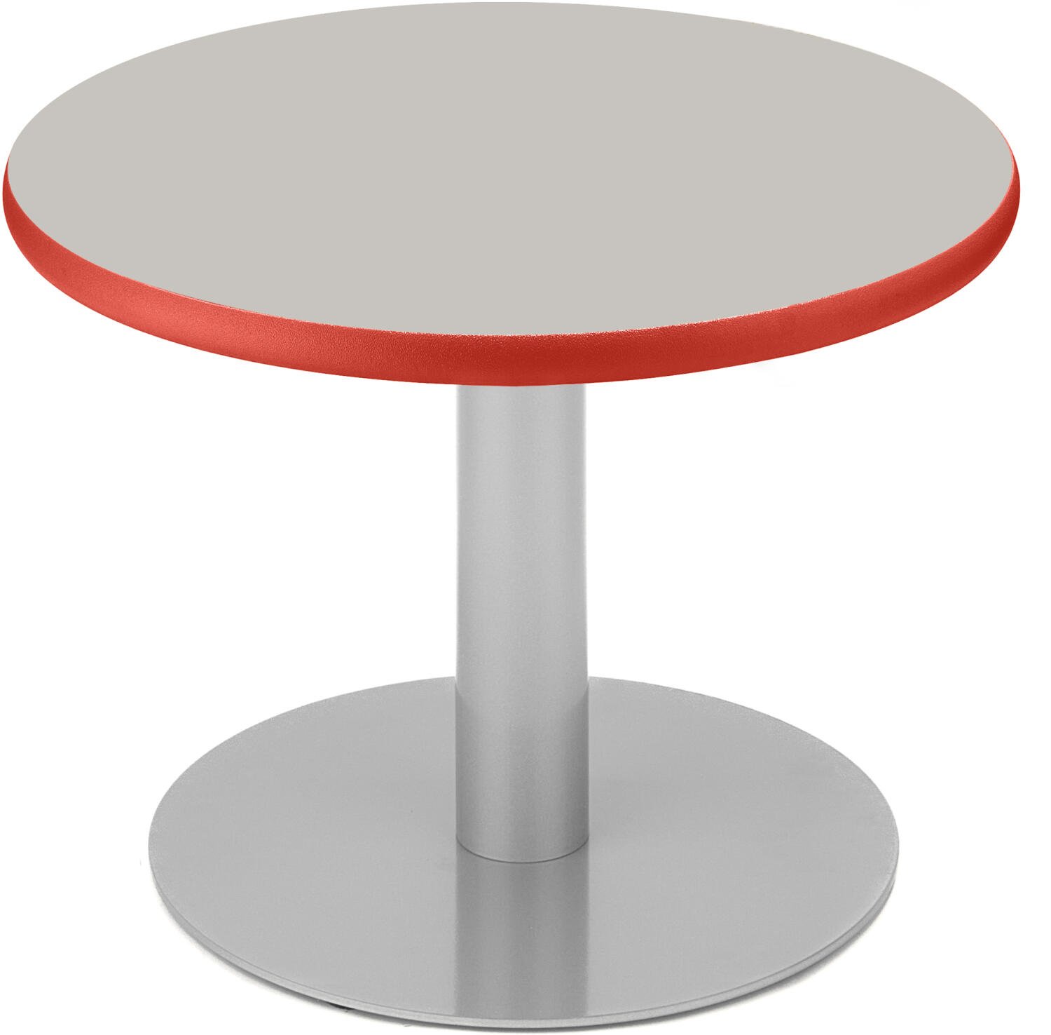 Metalliform Round MDF Edge Coffee Table with Weighted Base - (d) 600mm ...