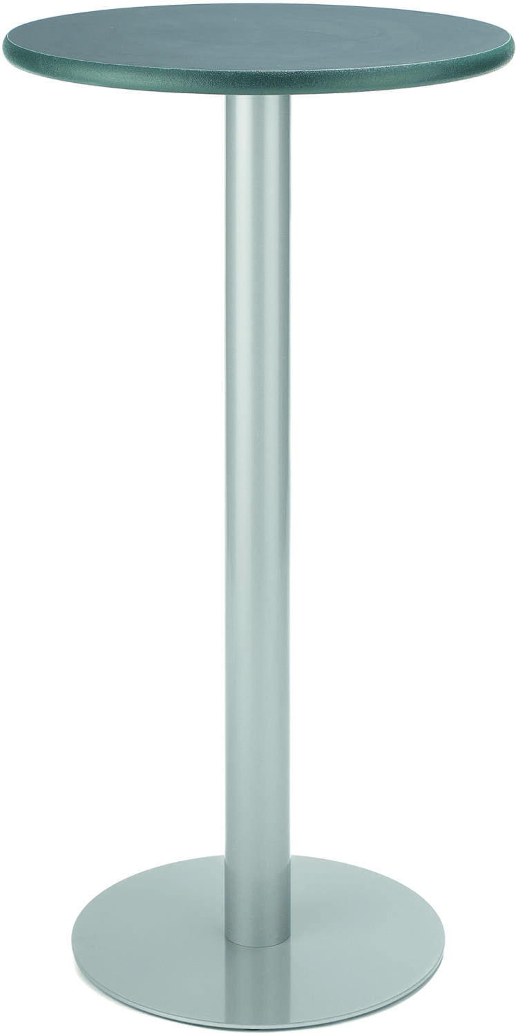 Metalliform Round MDF Edge Poseur Table with Weighted Base - (d) 600mm ...