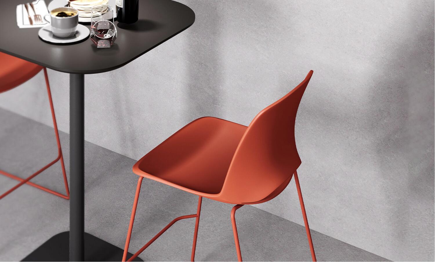 Elite Kiro Four Star Pyramid Open Back Chair with Plastic Shell ...