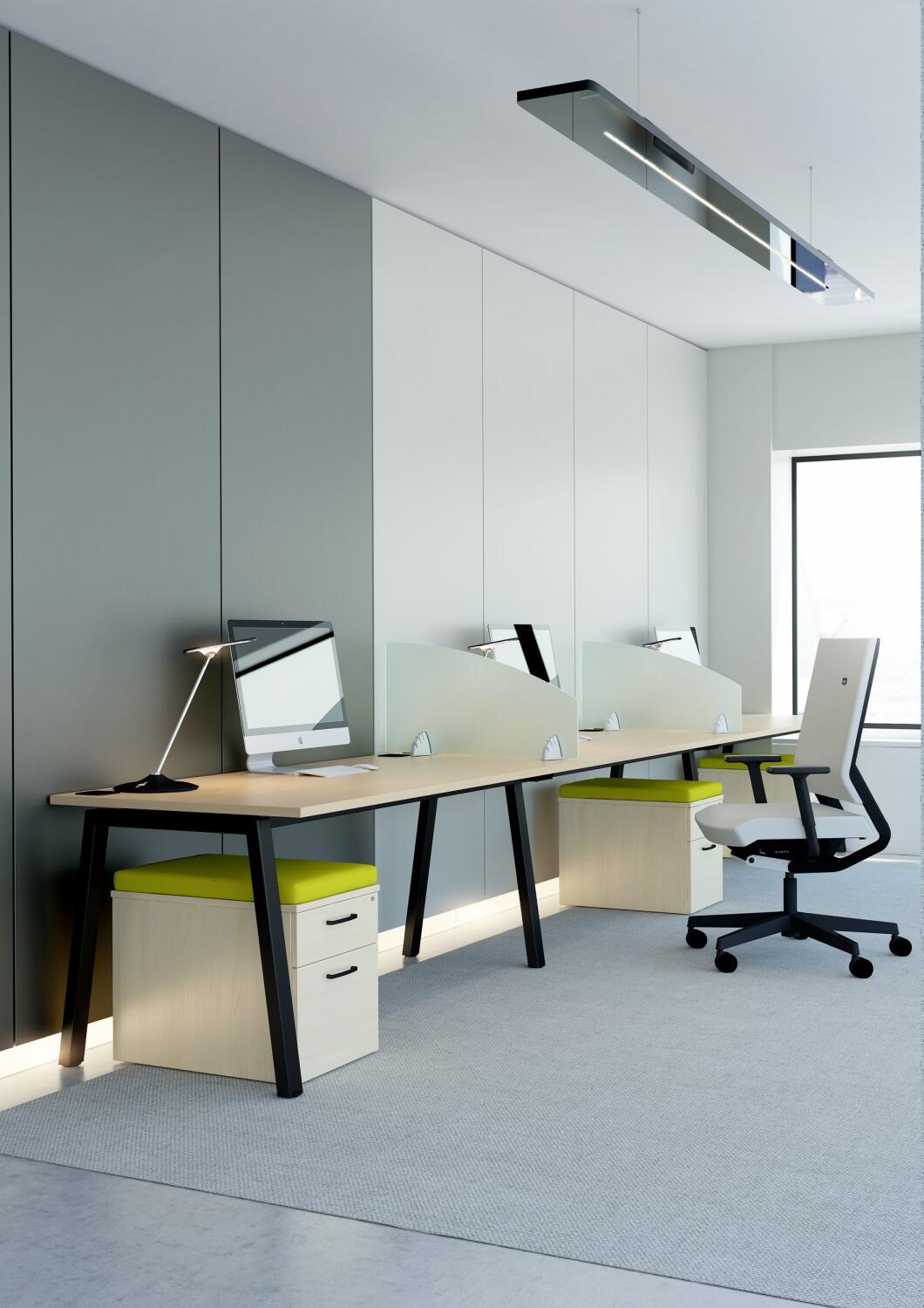 Elite Linnea Double Bench: Modern, Flexible Office Furniture - Office ...
