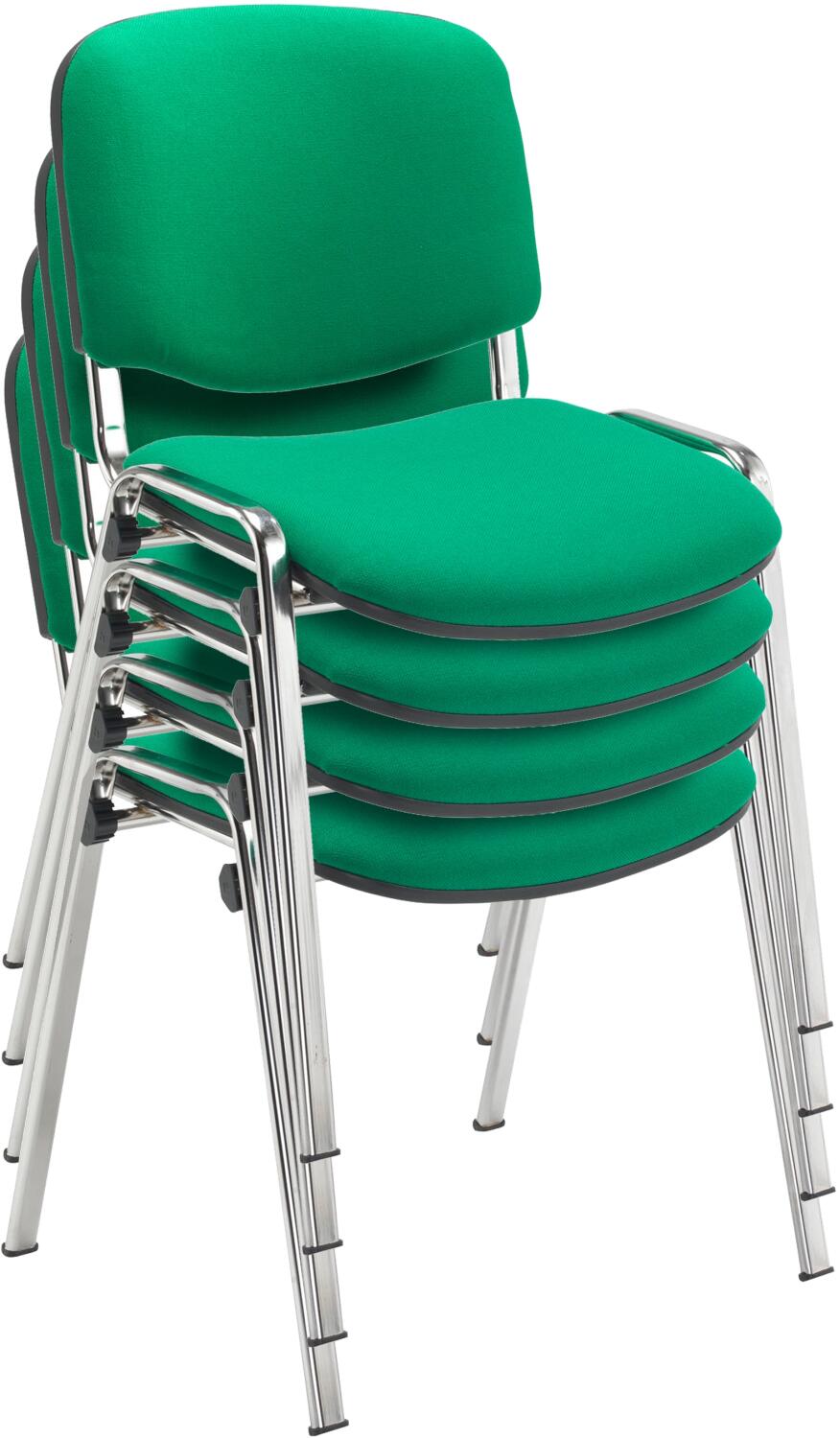 TC Club Chrome Frame Chair - 4 Pack - Office Furniture Direct