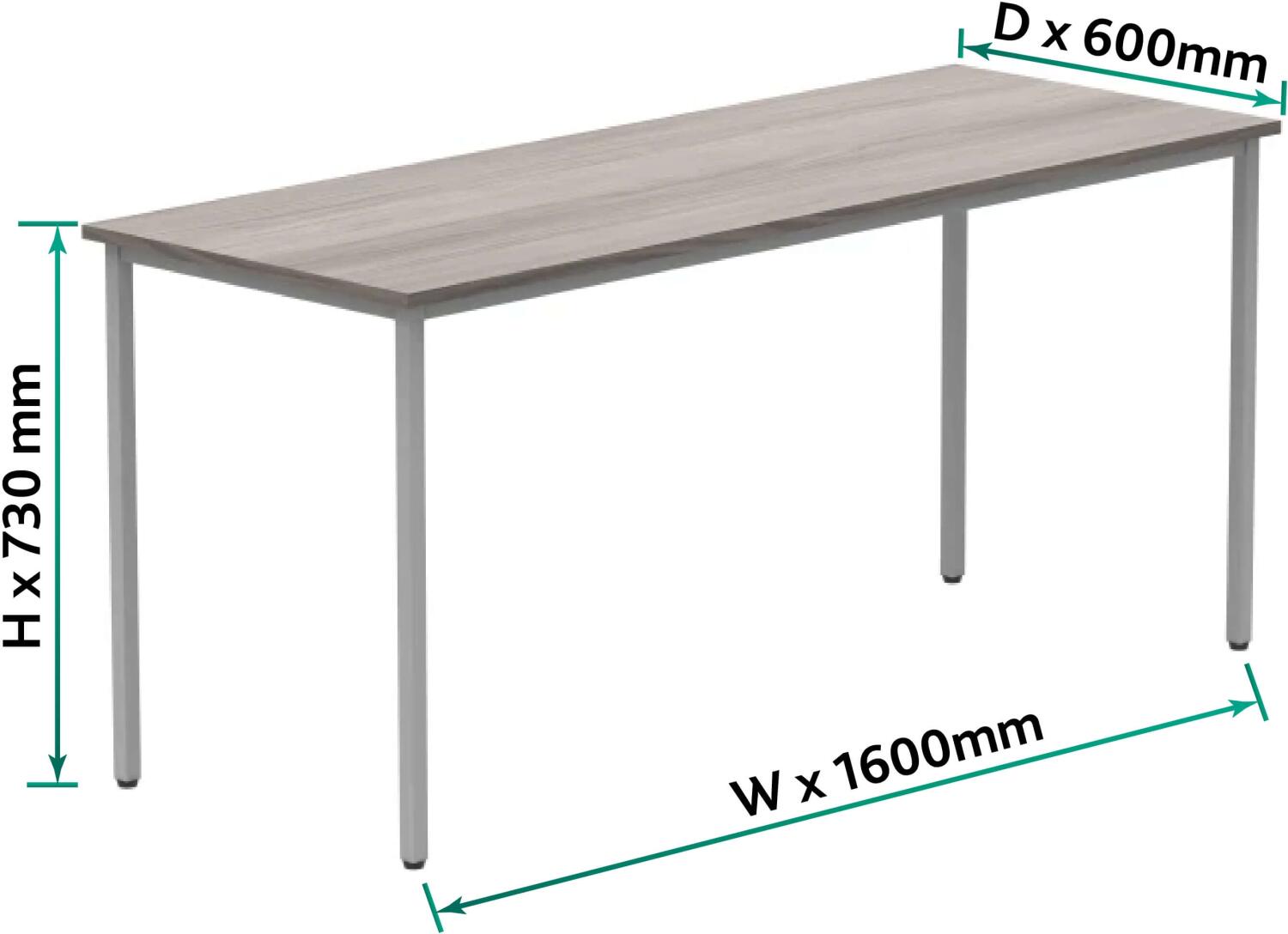 Gala Rectangular Multi-use Table - Ideal for Any Office Space - Office ...