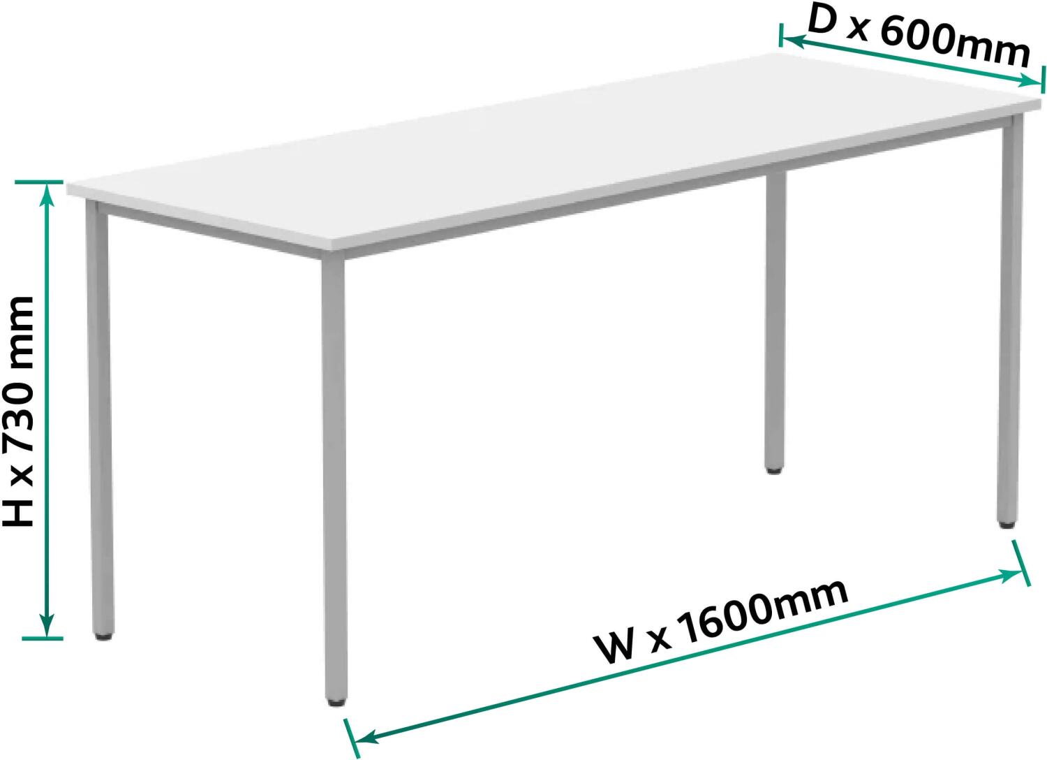 Gala Rectangular Multi-use Table - Ideal for Any Office Space - Office ...