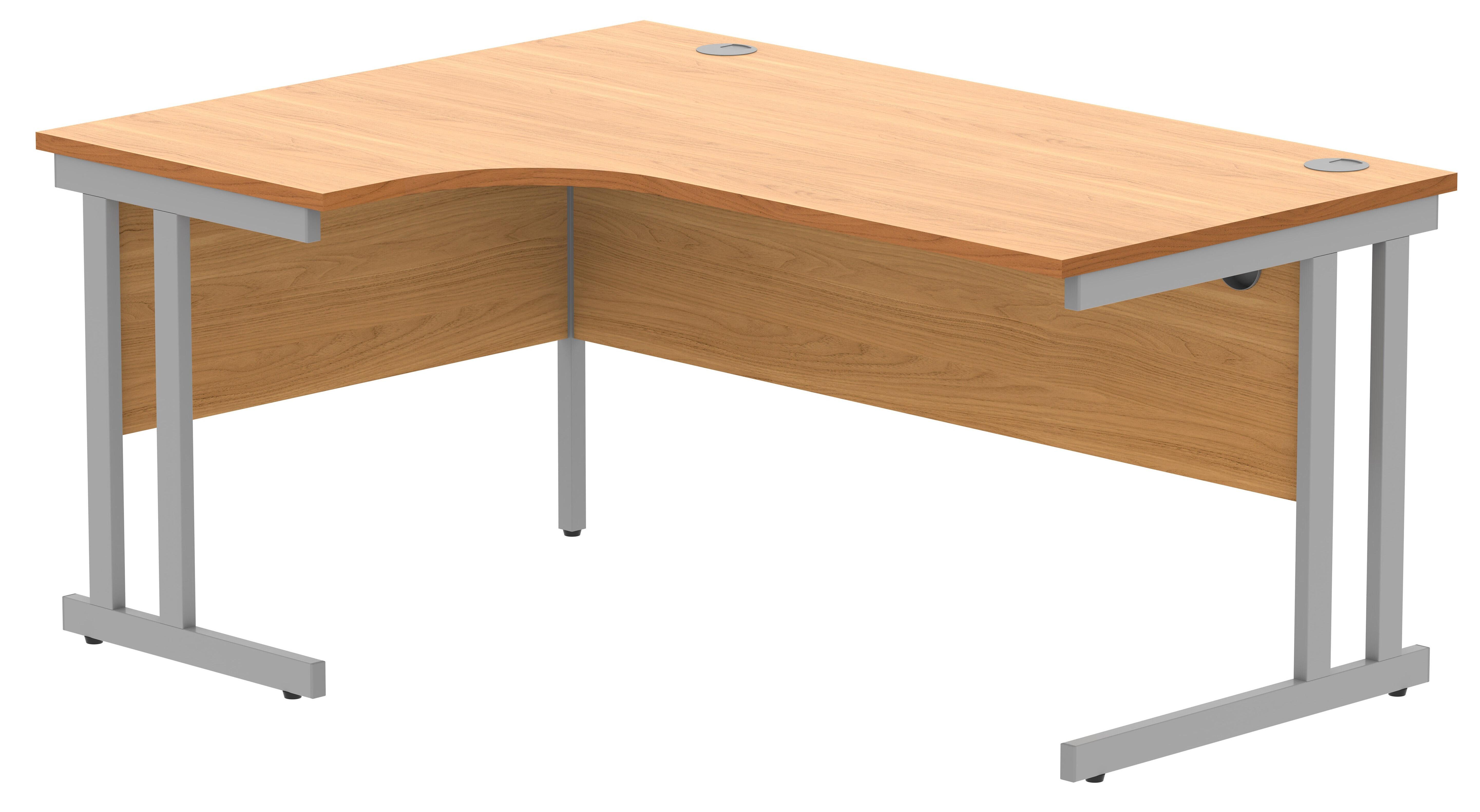 Gala Corner Desk with Cantilever Frame - 1600mm x 1200mm Left Hand ...