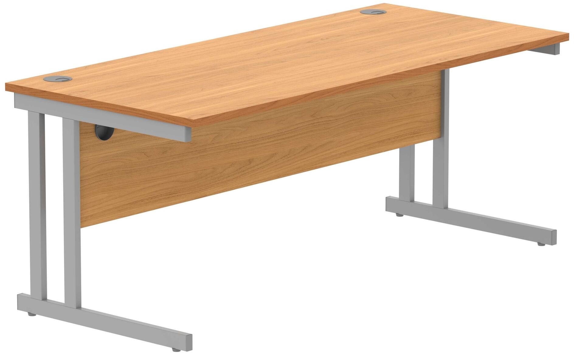 Gala Rectangular Desk with Twin Cantilever Legs - 1800mm x 800mm ...
