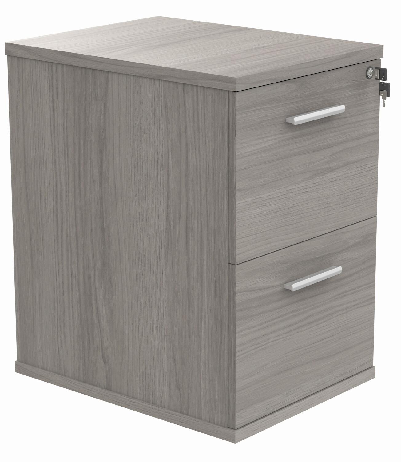 Gala Filing Cabinet - 2 Drawer Wooden Unit for Office Storage - Office ...