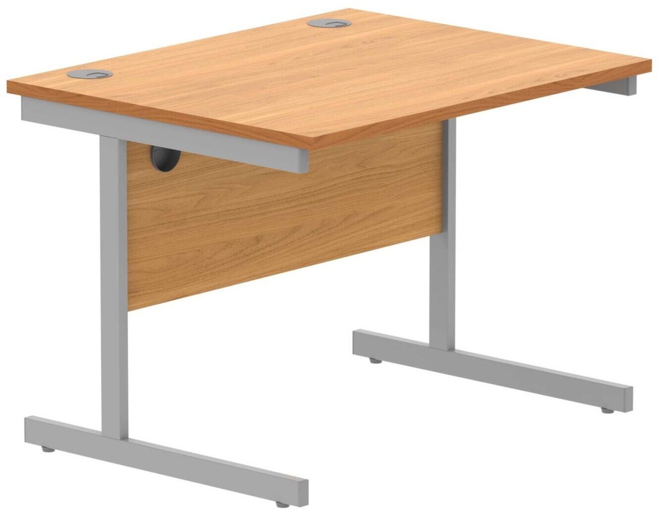 Gala Rectangular Desk with Single Cantilever Legs - 800mm x 800mm ...