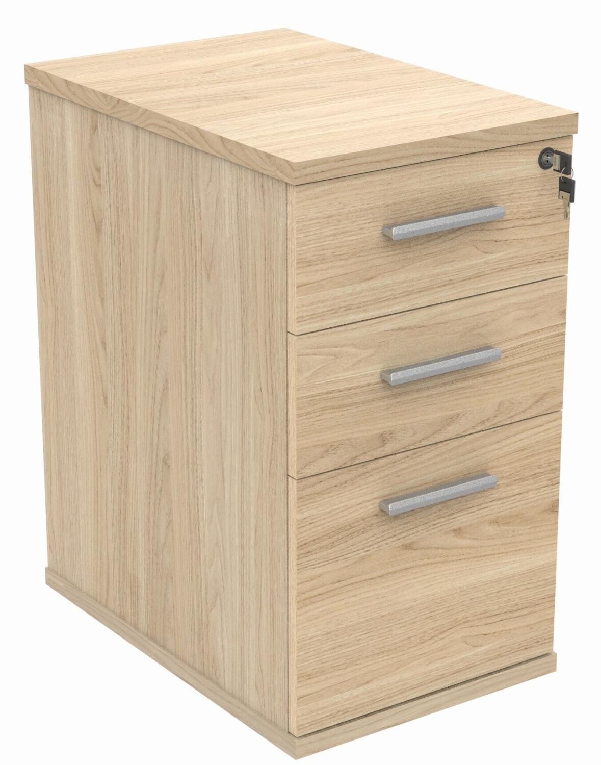 Gala Desk High Pedestal - Space-Saving Wooden Office Storage - Office ...