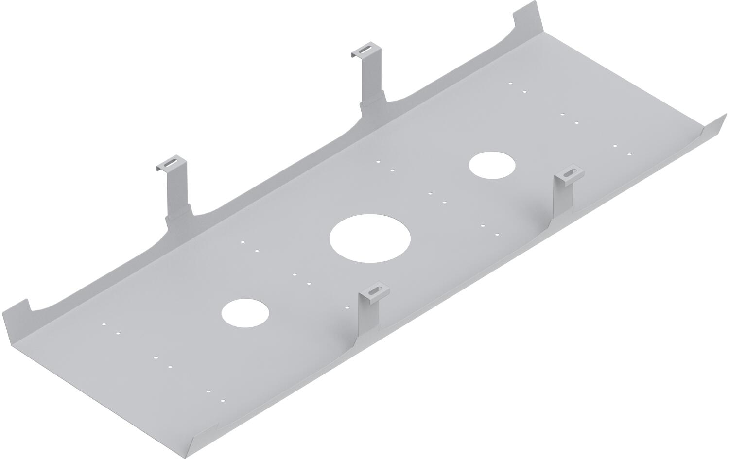 Extra Wide Steel Shared Cable Tray Beam Mounted by Metalicon - Office ...