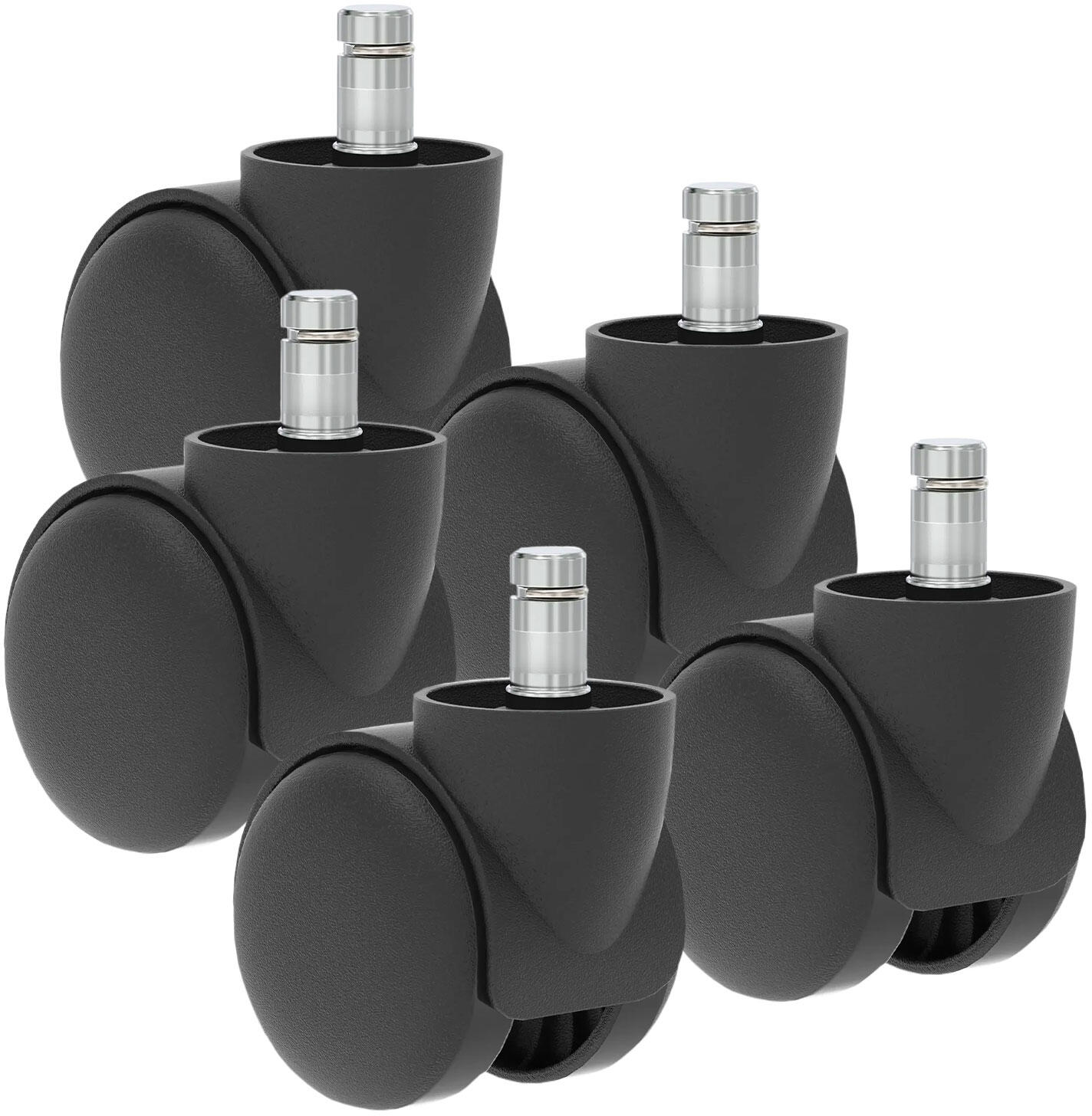 Dynamic Brake Loaded Castors - Pack of 5 - Office Furniture Direct