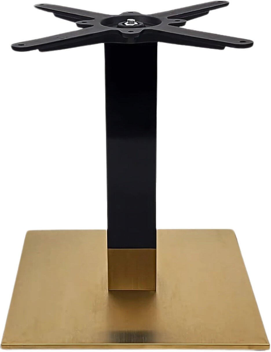 Tabilo Cava Black & Gold Medium Square Coffee Table Base - (h) 480mm ...