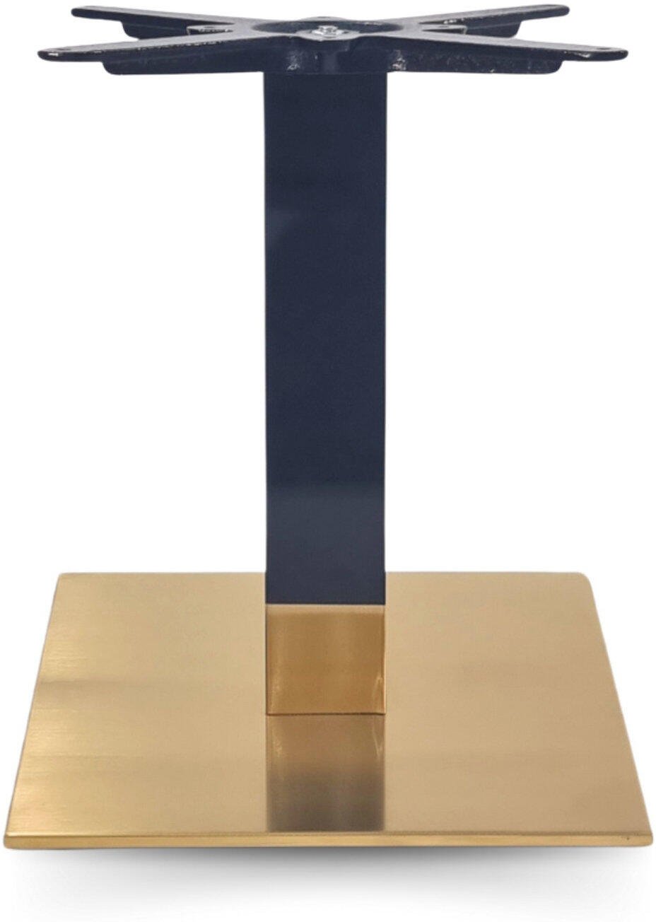 Tabilo Cava Black & Gold Small Square Coffee Table Base - (h) 480mm ...