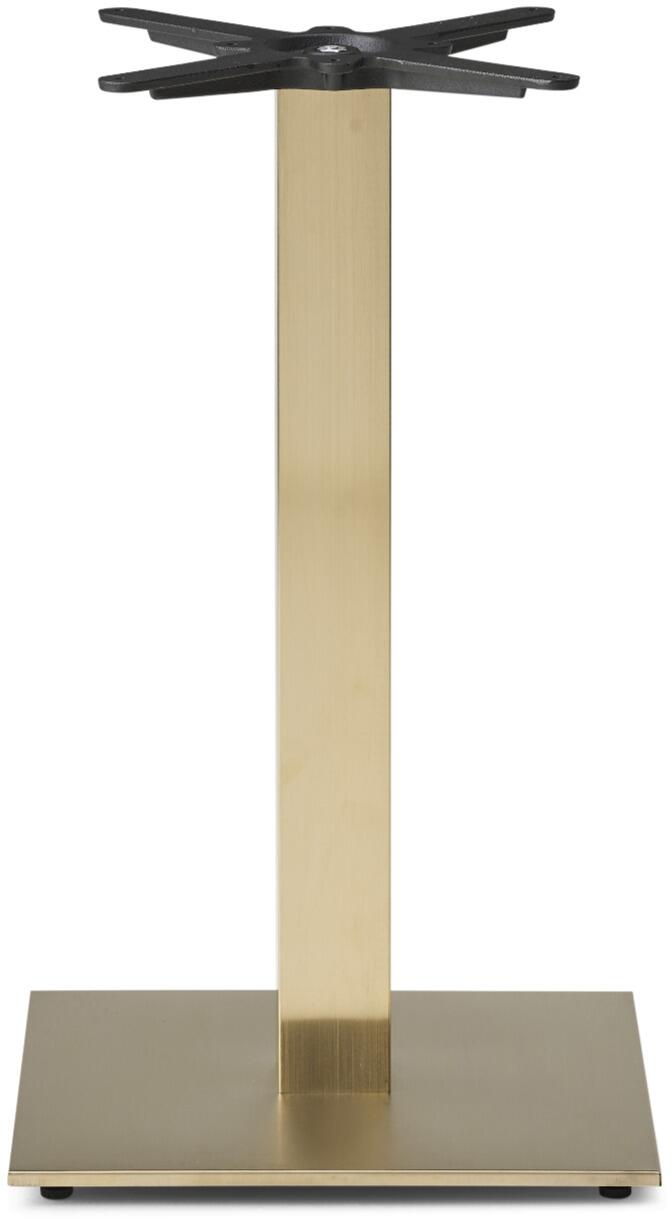 Tabilo Champagne Gold Medium Square Dining Table Base - (h) 730mm ...