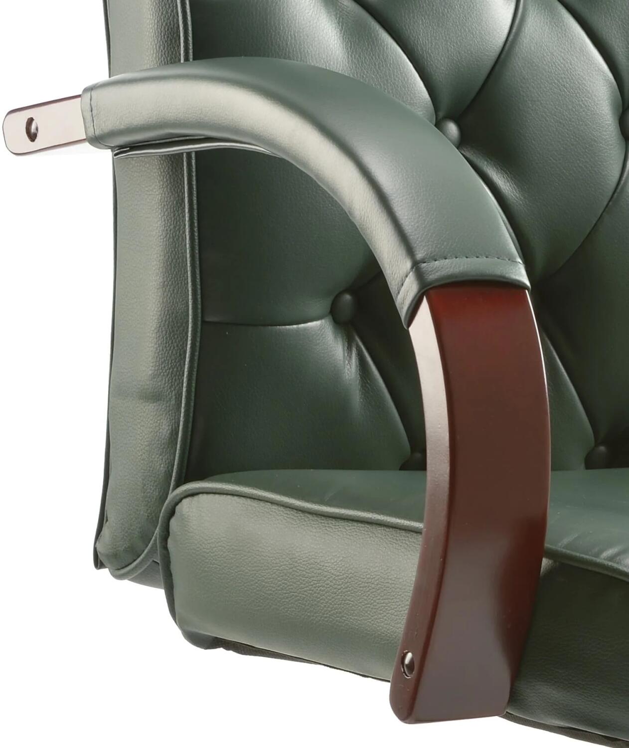 Chesterfield Leather Executive Chair - Comfort & Style for Office/Home ...