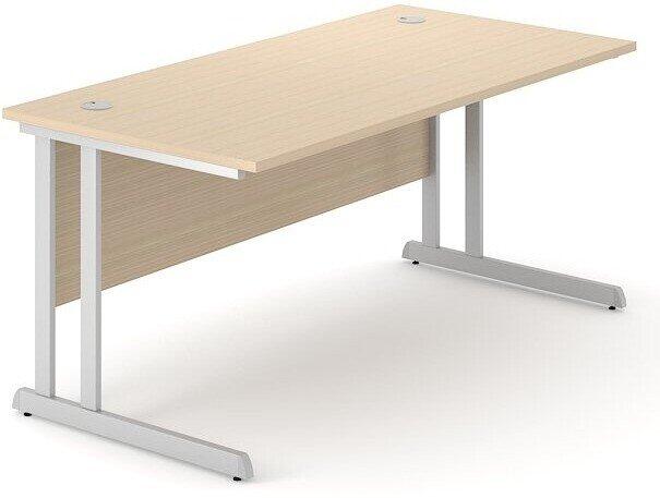 Narbutas Optima C Rectangular Desk with Wire Management - Office ...