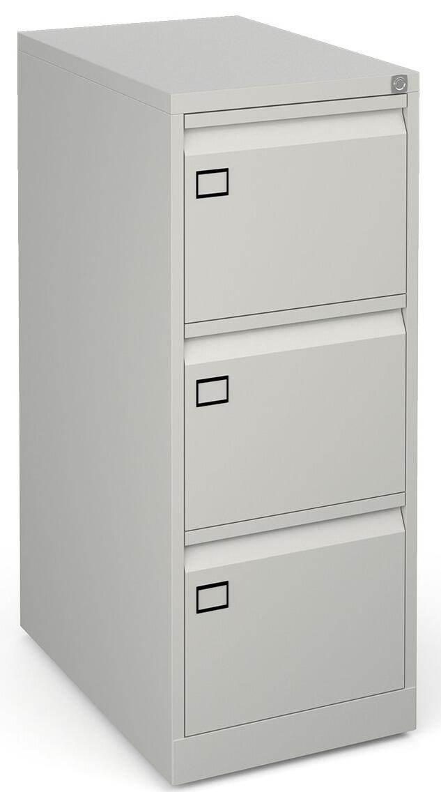Dams Executive Steel Filing Cabinet 3 Drawer - Office Furniture Direct