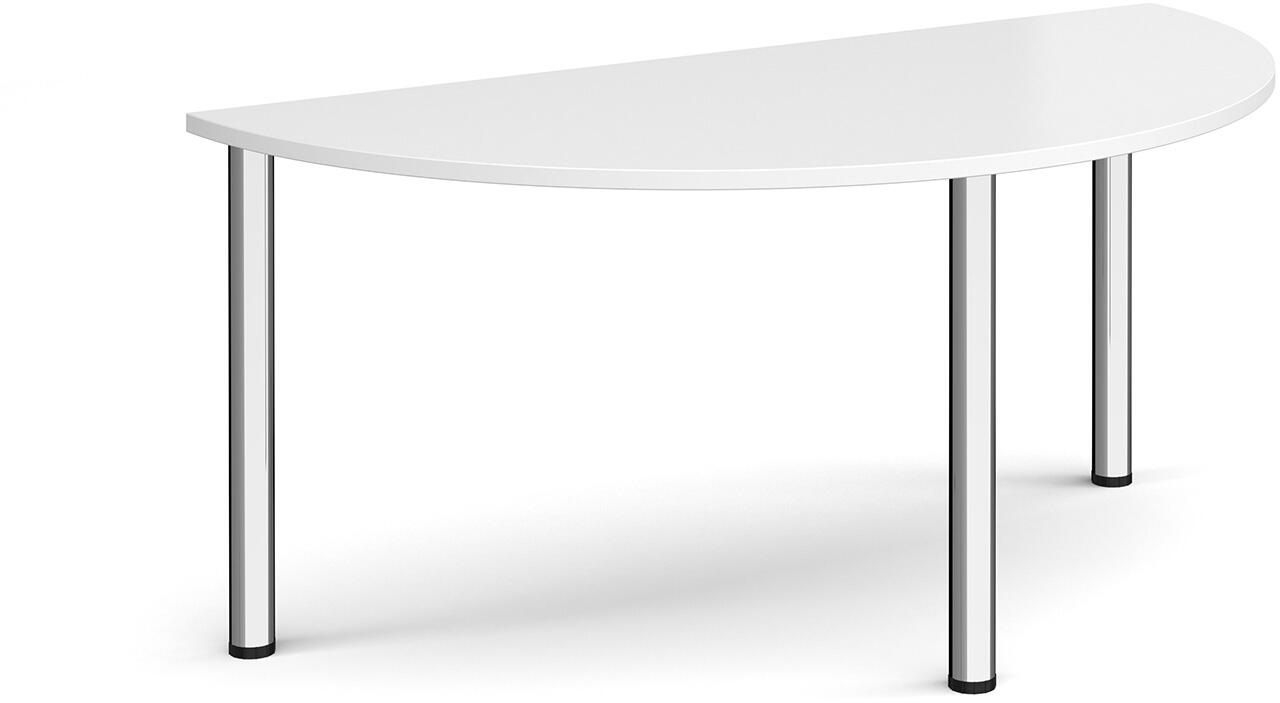Dams Semi Circular Table with Radial Leg - Available in 3 Colors ...