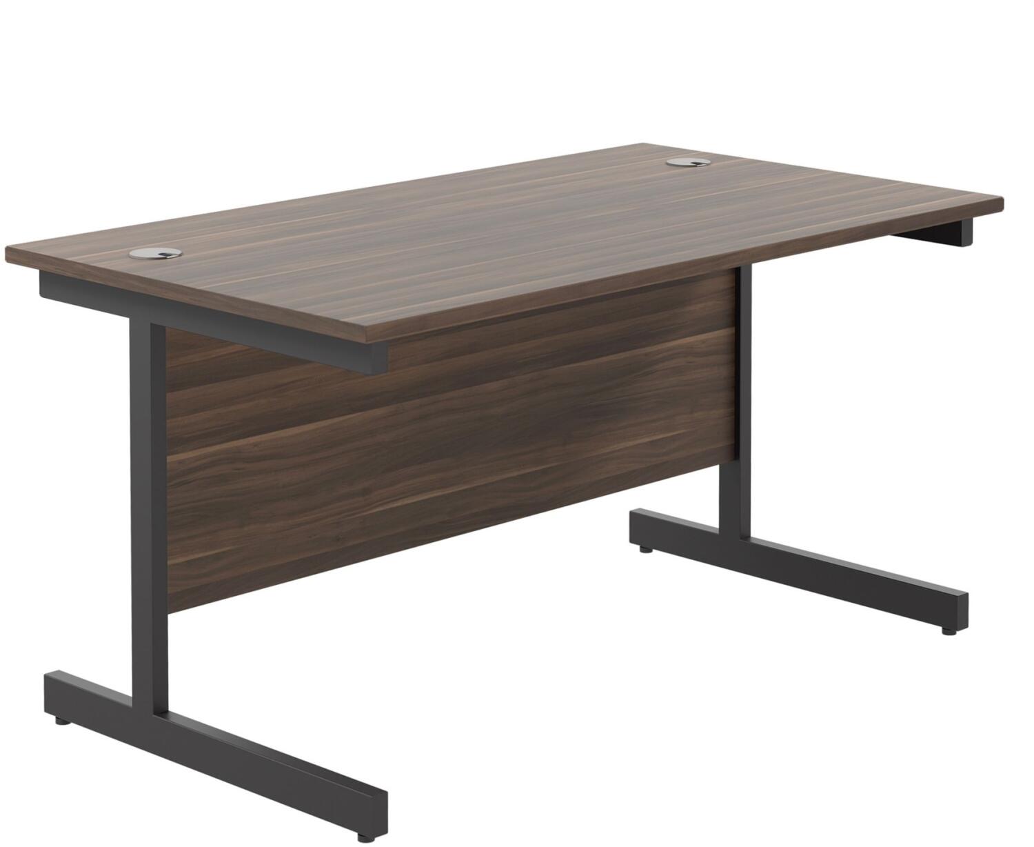 TC Single Upright Rectangular Desk with Cantilever Legs - 1200x800mm ...