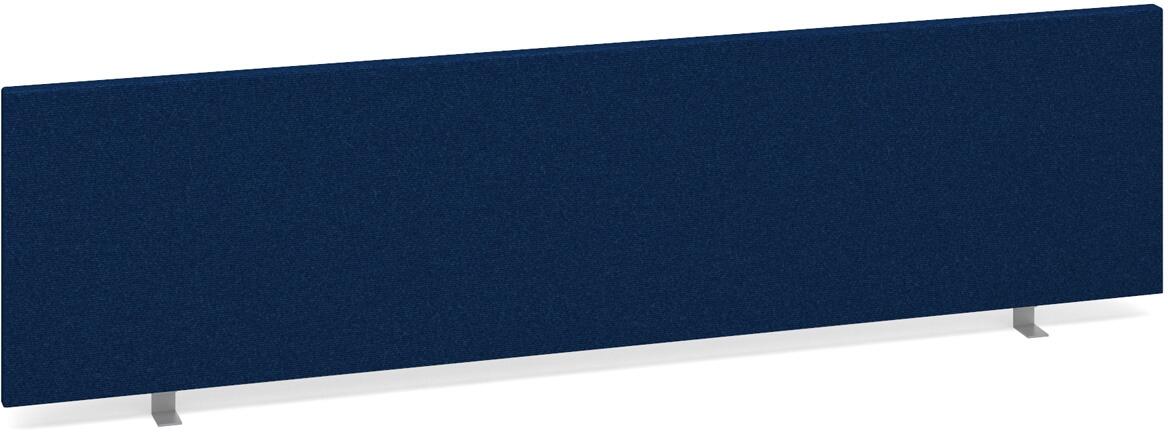 Dams Desk Mounted Straight Fabric Screen - Available in Blue & Charcoal ...