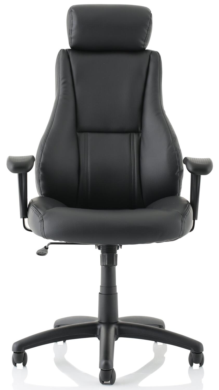 Winsor Executive High Back Chair in Bonded Leather with Headrest Office Furniture Direct
