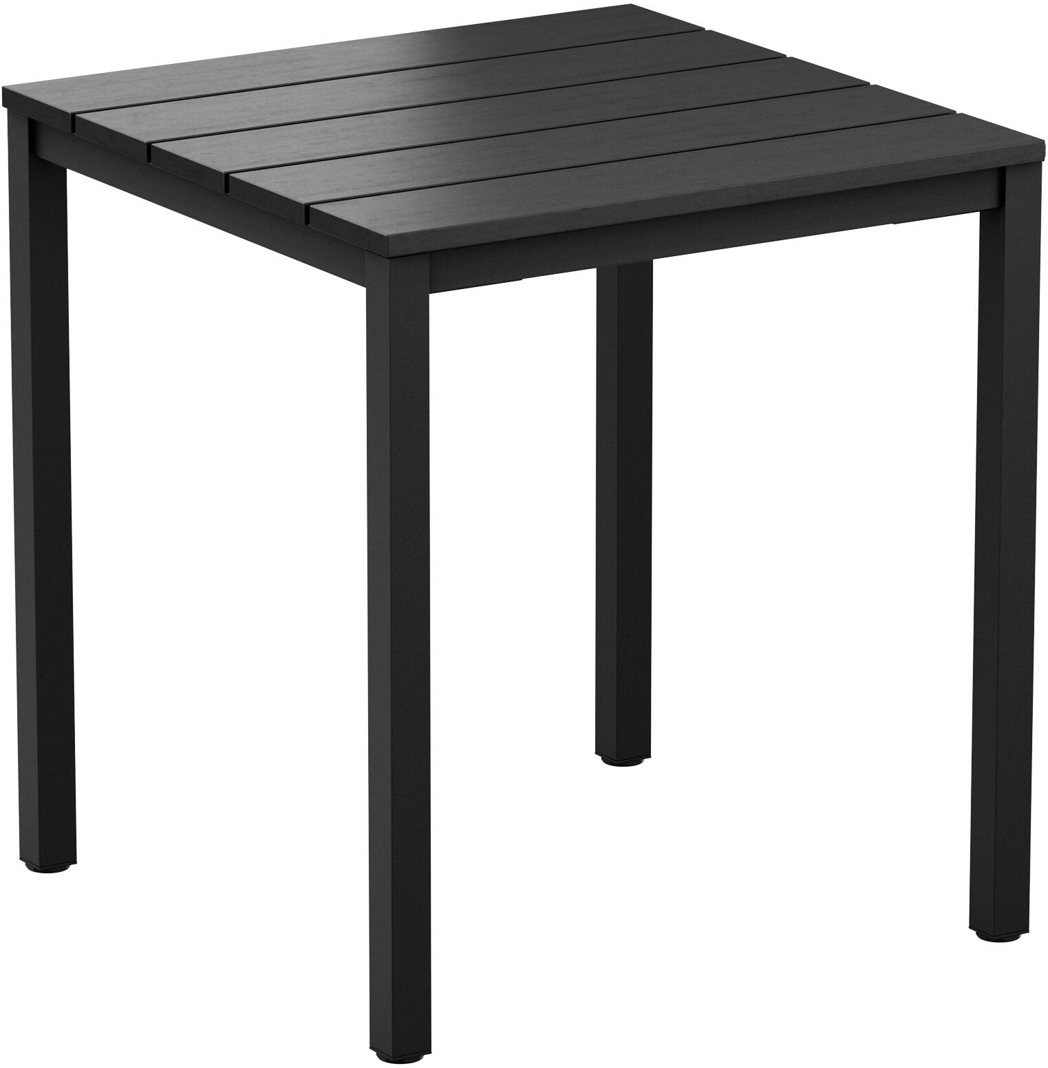 EKO Black Square Dining Table - Durable and Modern Design - Office ...