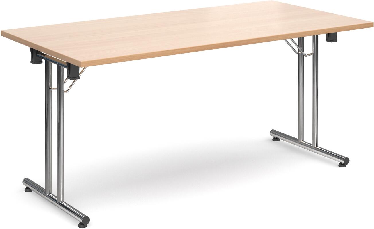Dams Rectangular Folding Table 1600x800mm - Office Furniture Direct