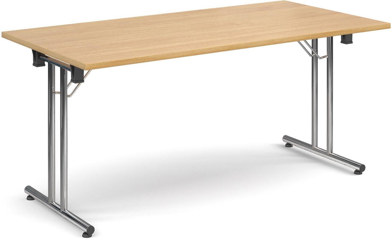 Dams Rectangular Folding Table 1600x800mm - Office Furniture Direct