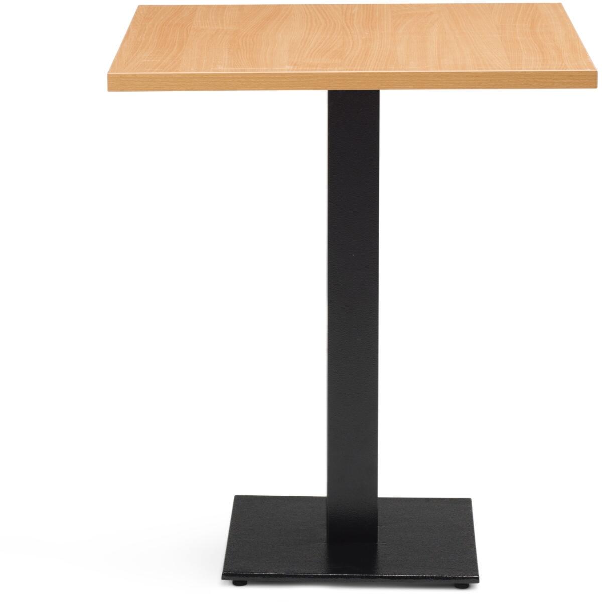 Tabilo Forza Square Table - Black, Heat Proof, 700mm - Office Furniture ...