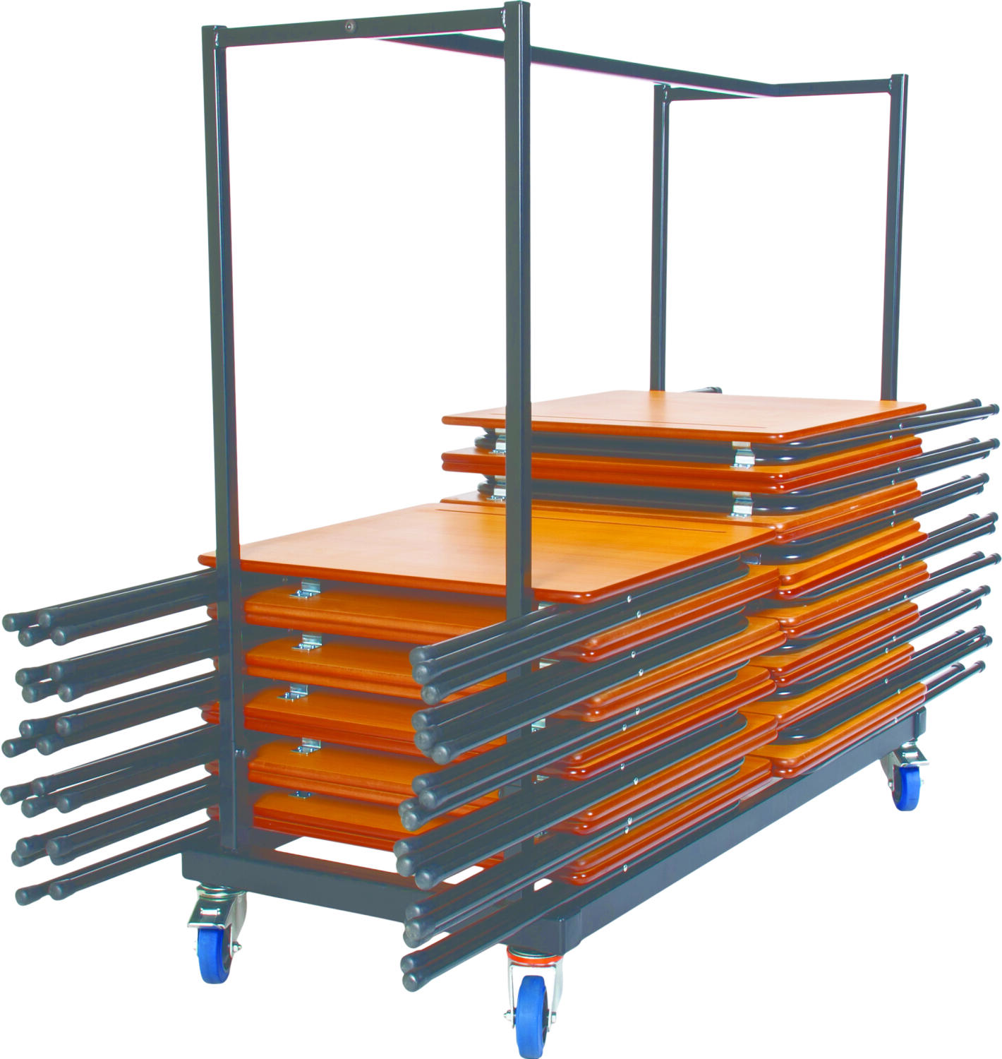 Spaceforme Zlite Black Horizontal 40 Desk Storage Trolley - Office ...