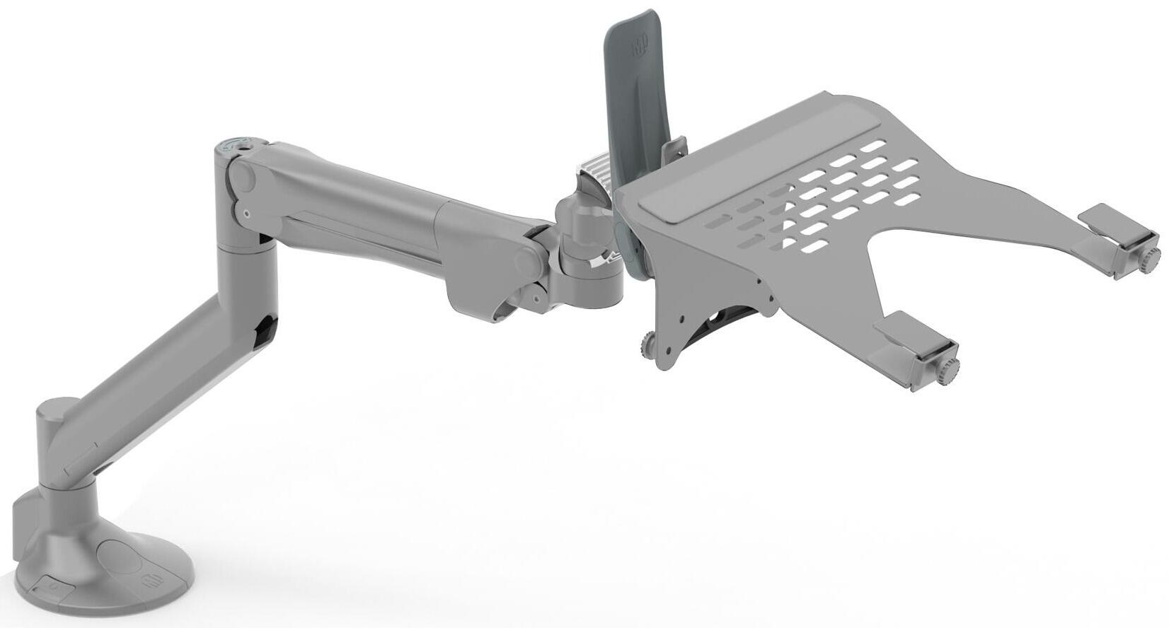 Metalicon Levo Monitor Arm & Laptop Holder Bundle - Silver - Office ...
