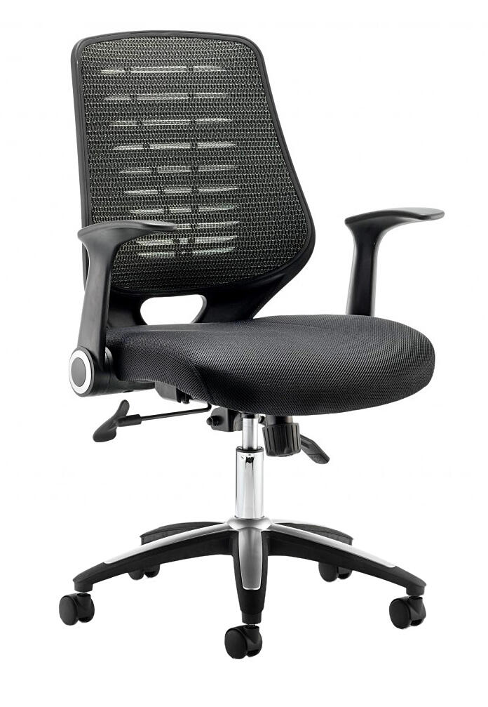 Dynamic Relay Operator Chair Airmesh Seat Black Back - Office Furniture ...