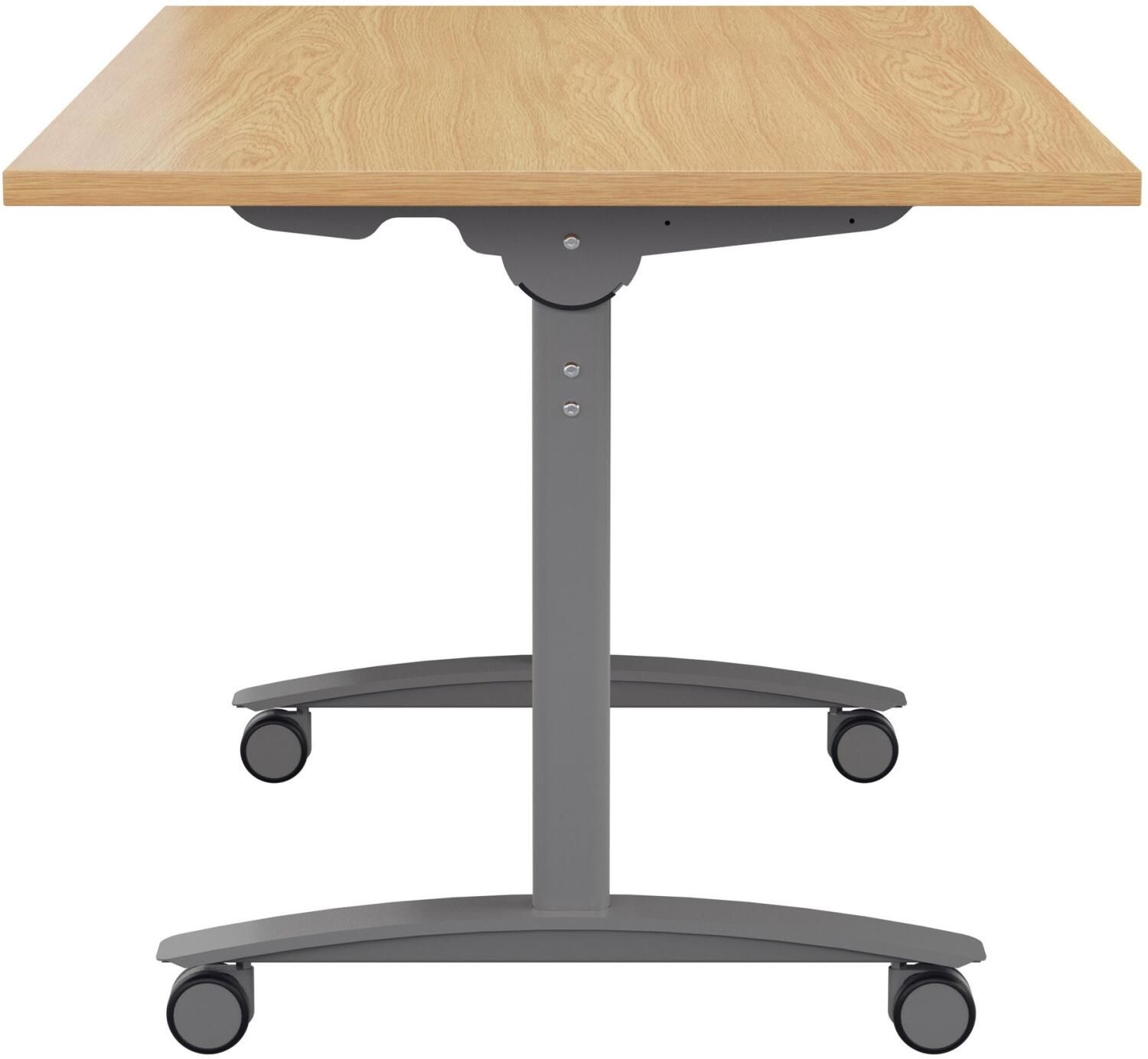 TC One Tilting Rectangular Table - Ideal for Training Rooms - Office Furniture Direct