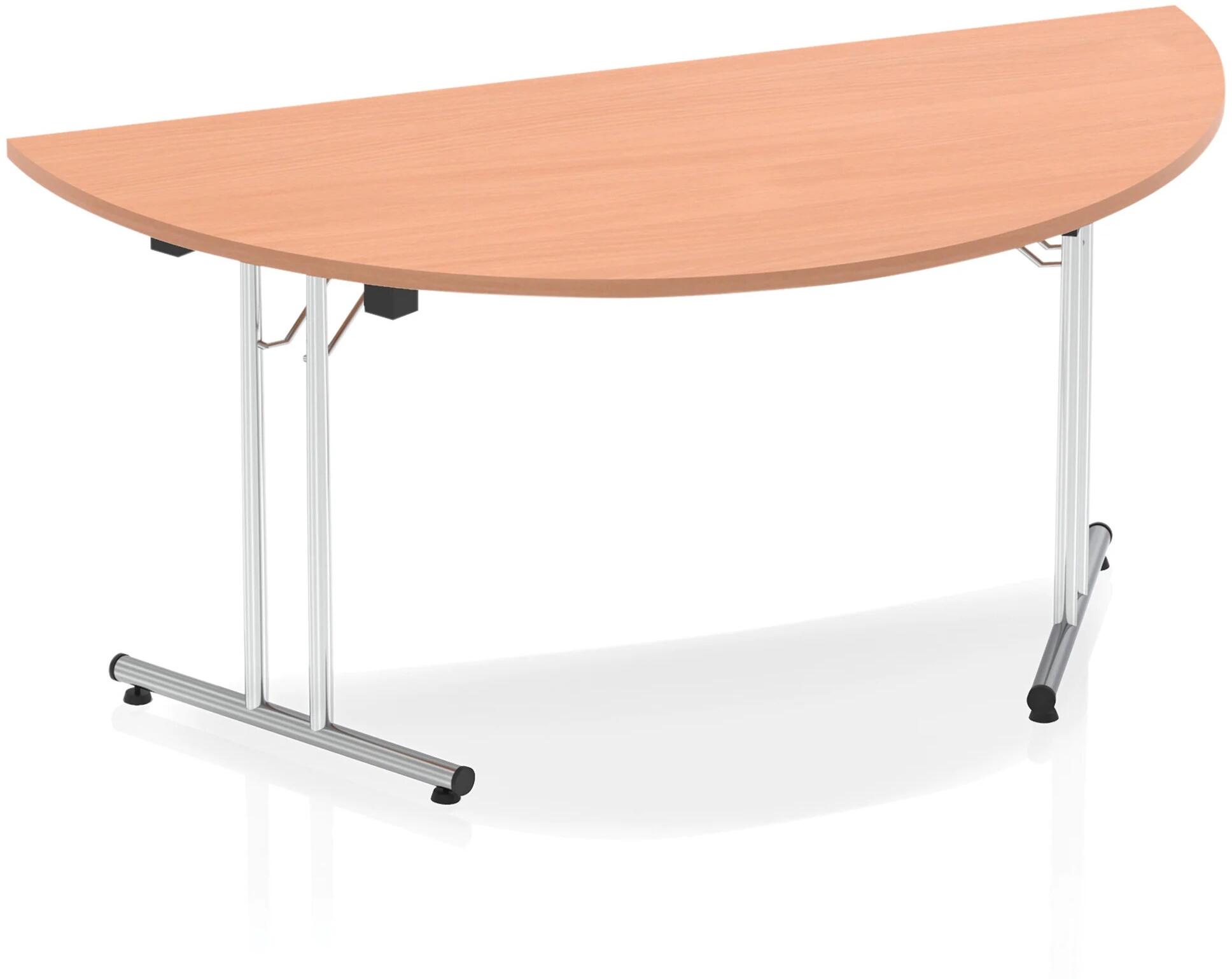 Dynamic Impulse Folding Semi-Circle Table - Heat Resistant & Space ...