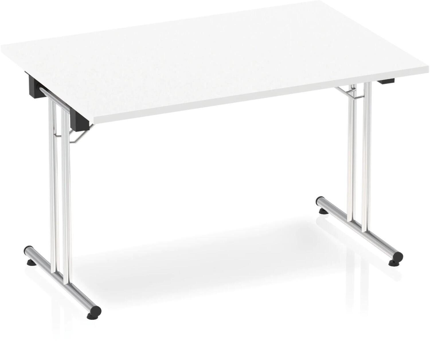 Dynamic Impulse Folding Rectangular Table - Space Efficient Storage ...