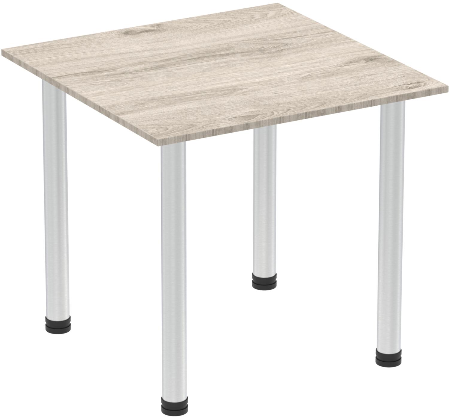 Dynamic Impulse Post Leg Straight Table 800x800mm with Adjustable Feet ...