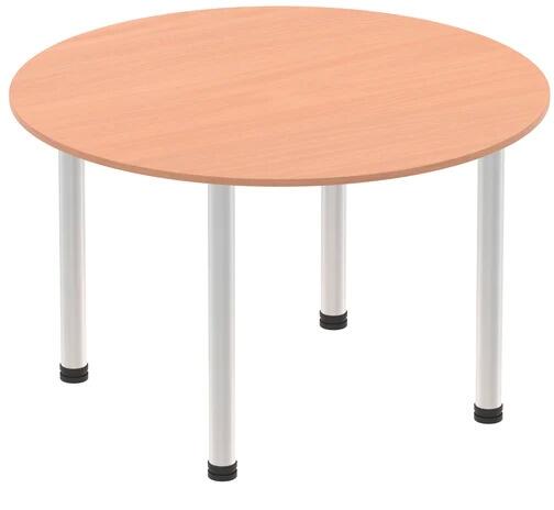 Dynamic Impulse Post Leg Round Table 1000mm with Arrowhead Legs ...