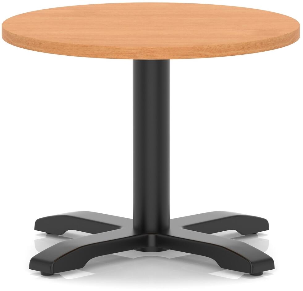 Dynamic Italia 600mm Round Coffee Table with Leg Cross Base - 495mm ...