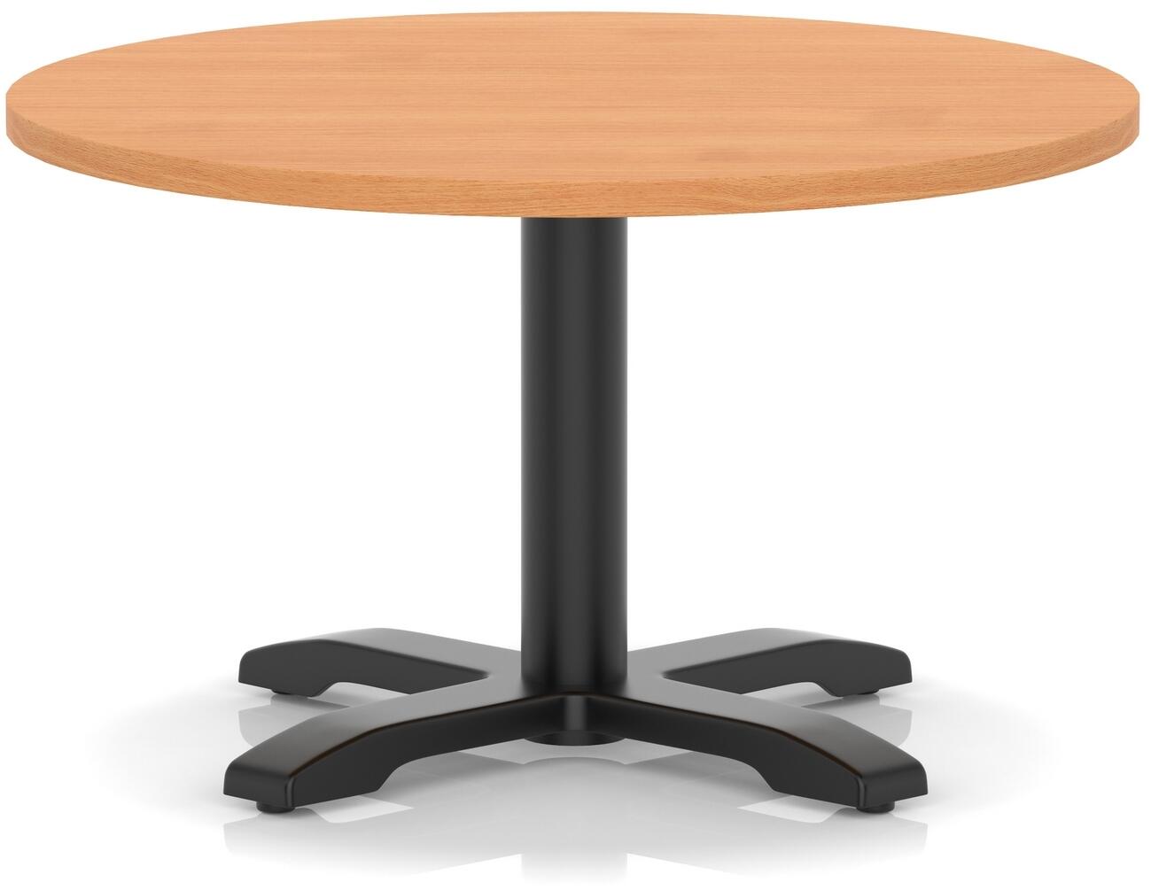 Dynamic Italia 800mm Round Coffee Table with Leg Cross Base - 495mm ...