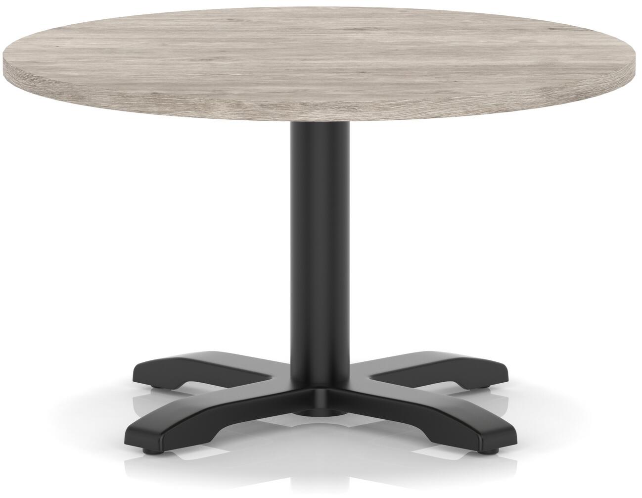 Dynamic Italia 800mm Round Coffee Table with Leg Cross Base - 495mm ...