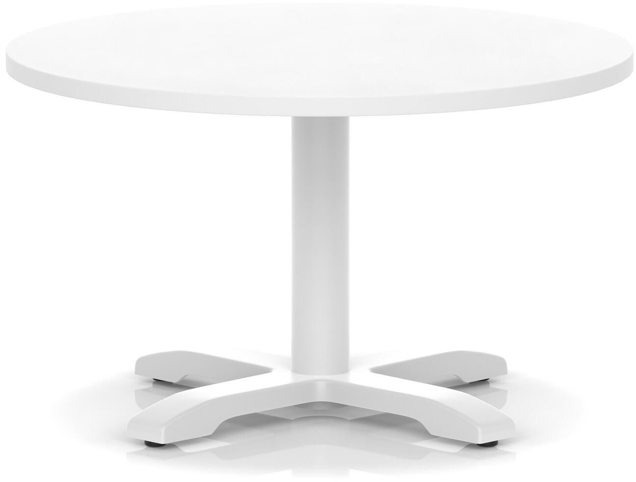 Dynamic Italia 800mm Round Coffee Table with Leg Cross Base - 495mm ...