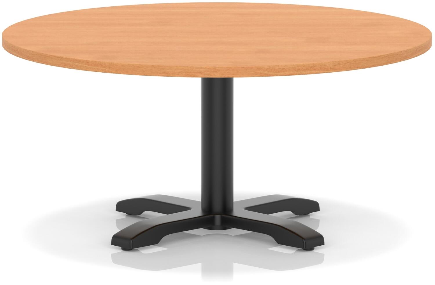 Dynamic Italia 1000mm Round Coffee Table with Leg Cross Base - 495mm ...