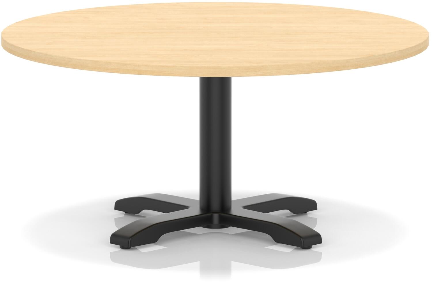 Dynamic Italia 1000mm Round Coffee Table with Leg Cross Base - 495mm ...