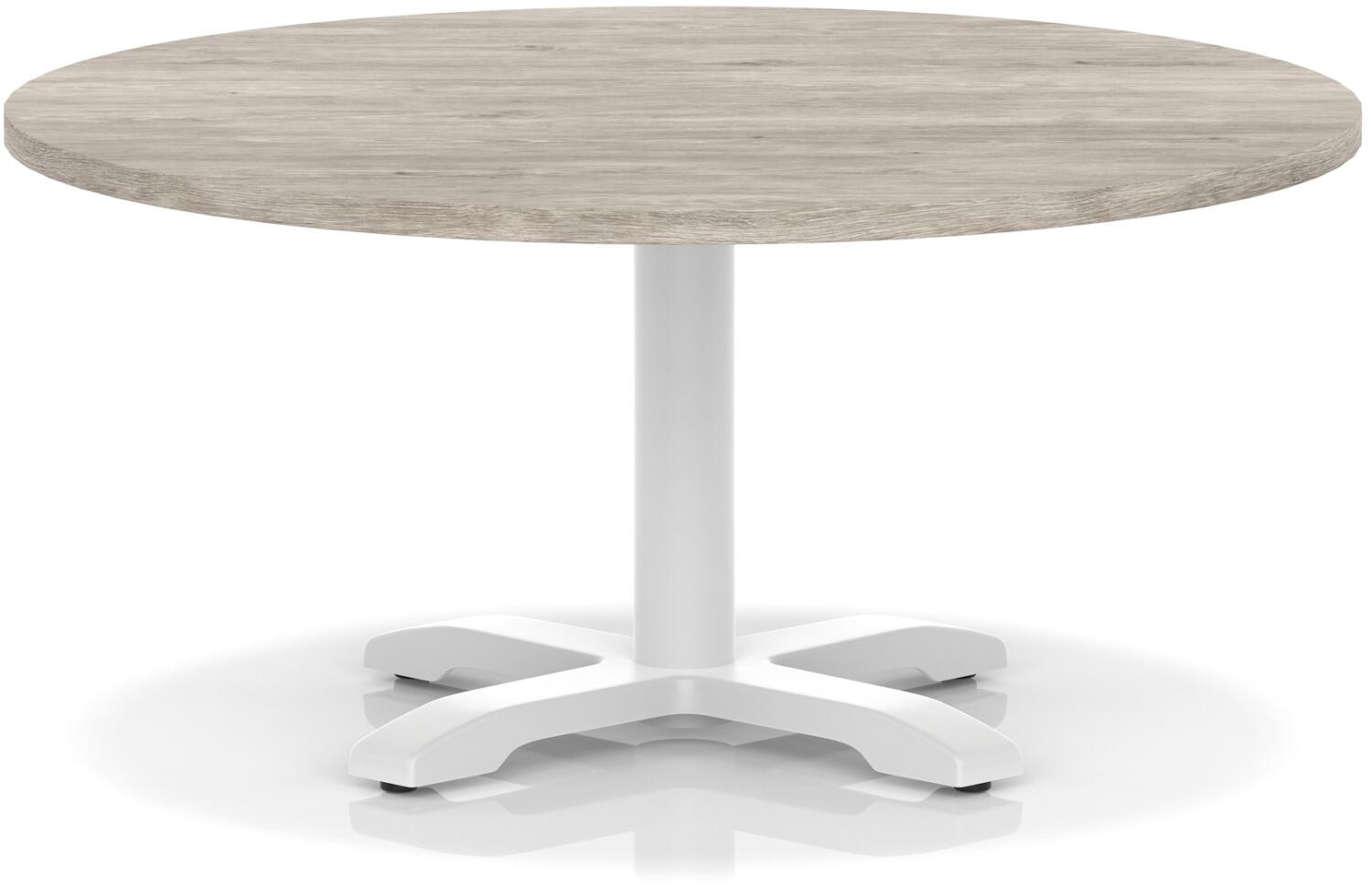 Dynamic Italia 1000mm Round Coffee Table with Leg Cross Base - 495mm ...