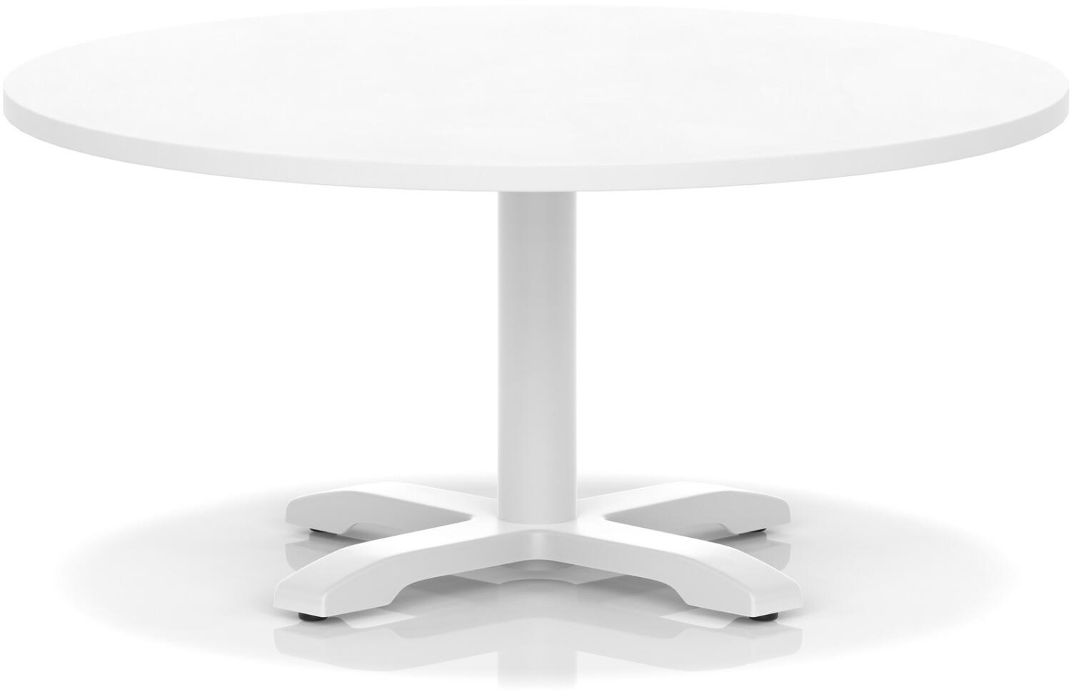 Dynamic Italia 1000mm Round Coffee Table with Leg Cross Base - 495mm ...